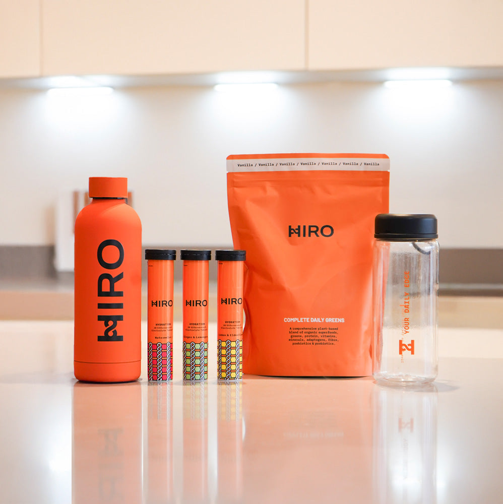 The Daily Edge Bundle with Orange Bottle – HIRO
