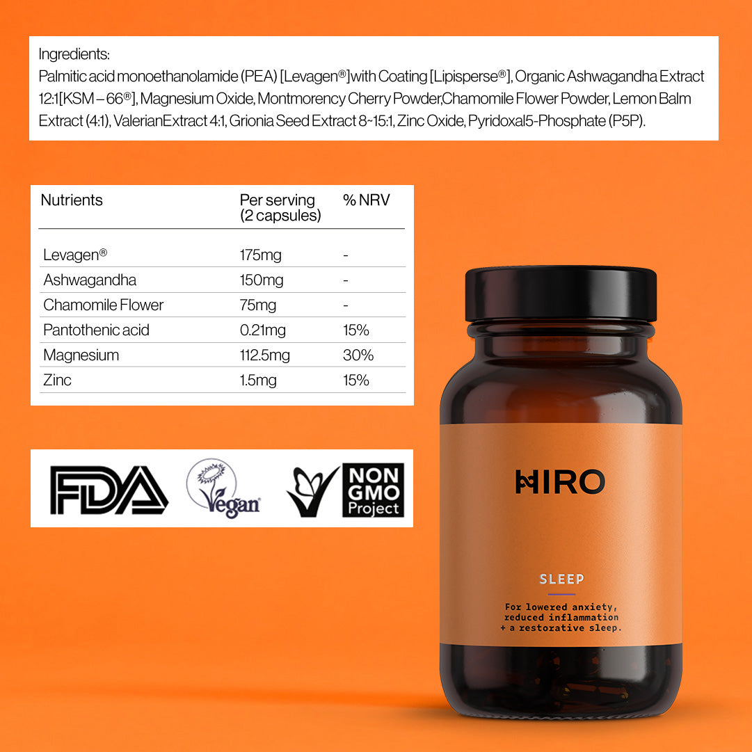 Sleep | Highest Quality, Cutting-Edge Ingredients – HIRO